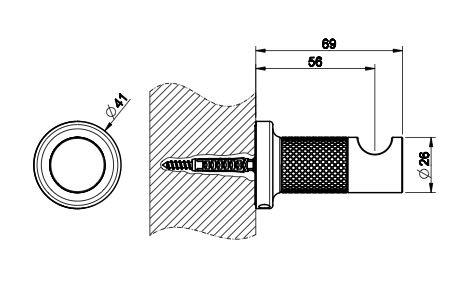 Gessi, Inciso Hook | Bertani